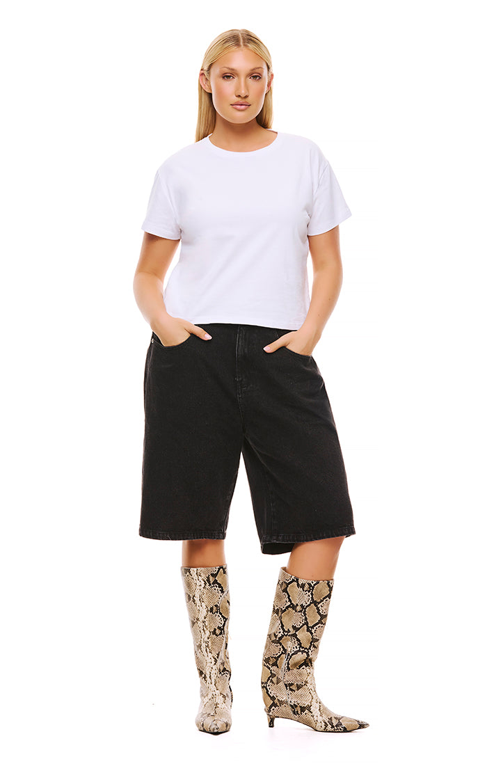 The Maxwell Short Black | Vintage Inspired Baggy Short | Nakedvice