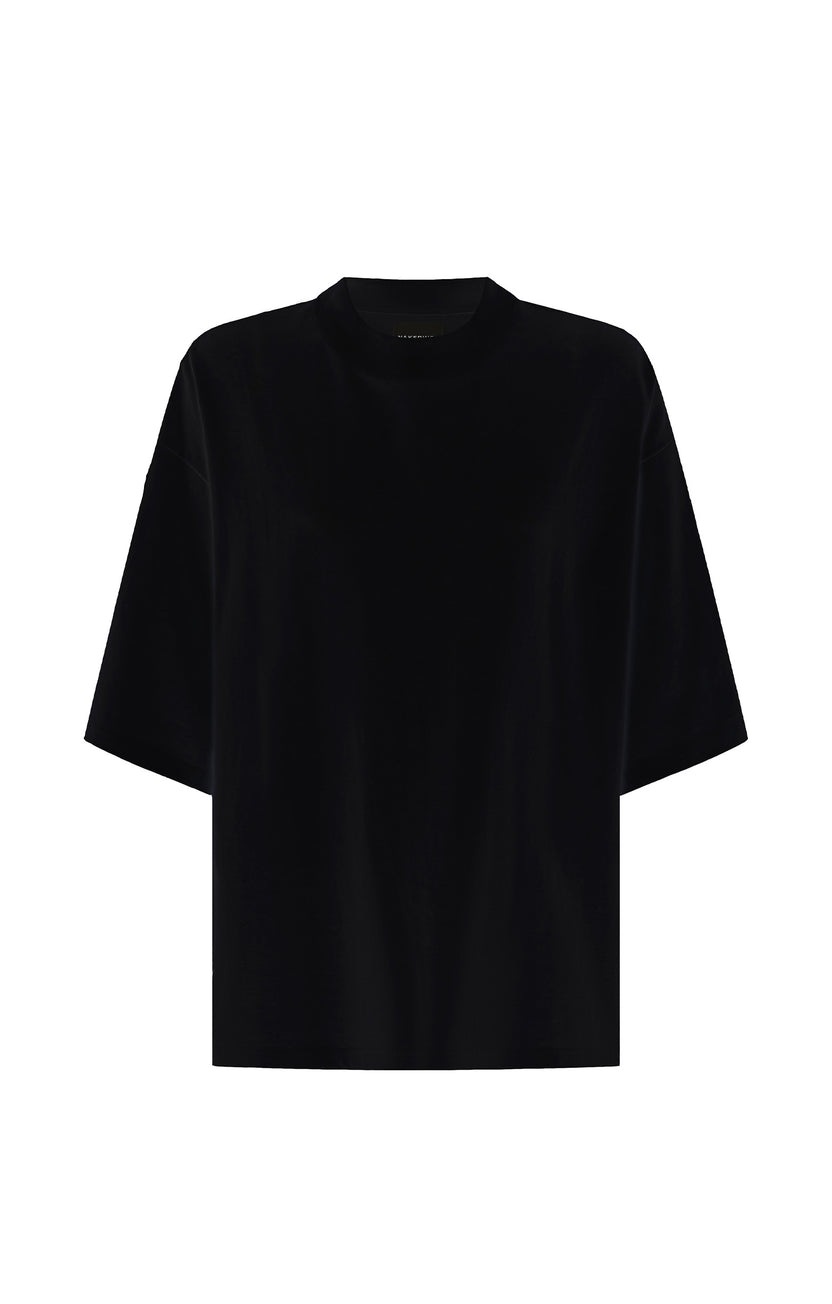Nakedvice | The Alex Black Tee | Women's Tops