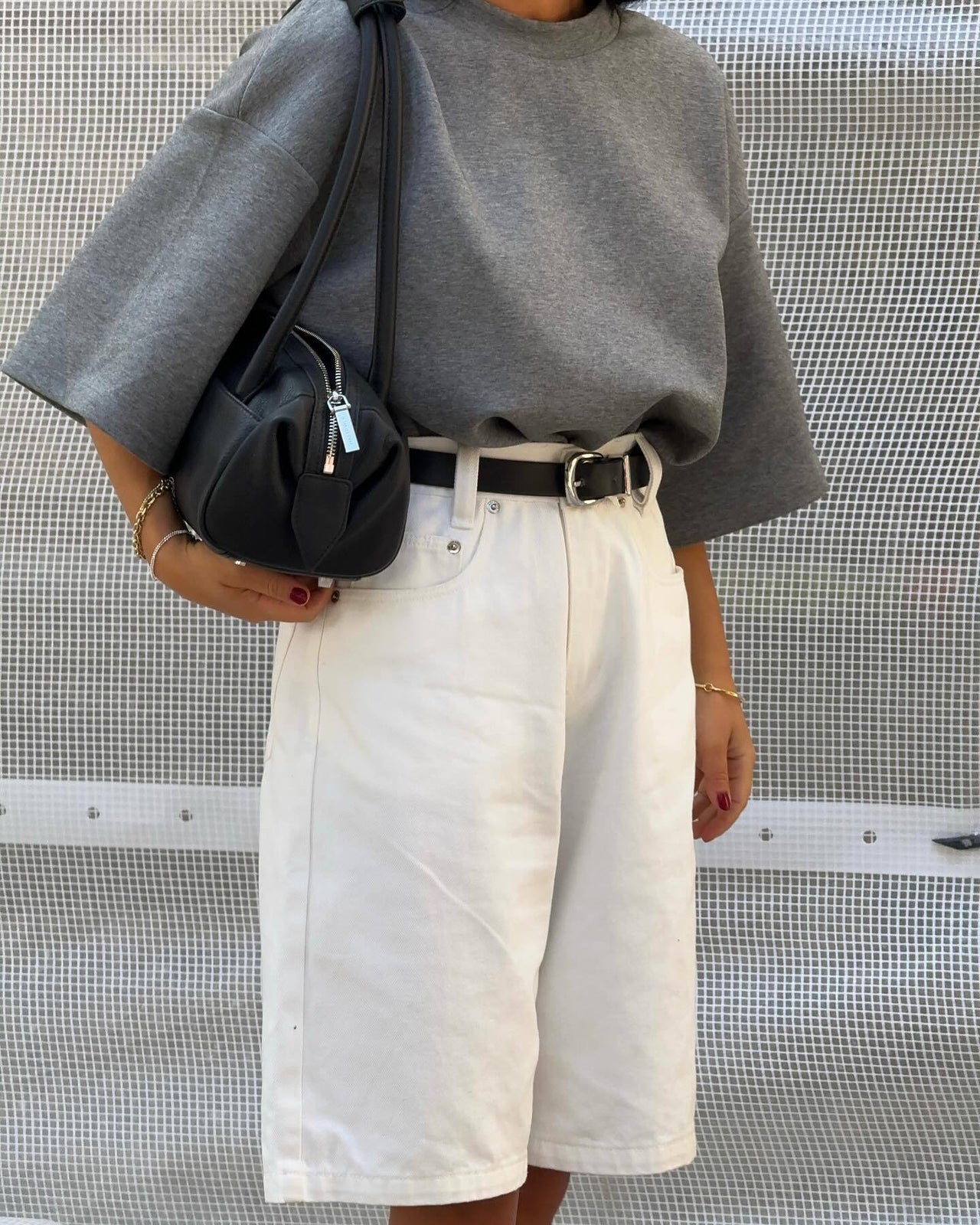 The Maxwell Short White | Vintage Inspired Baggy Short | Nakedvice