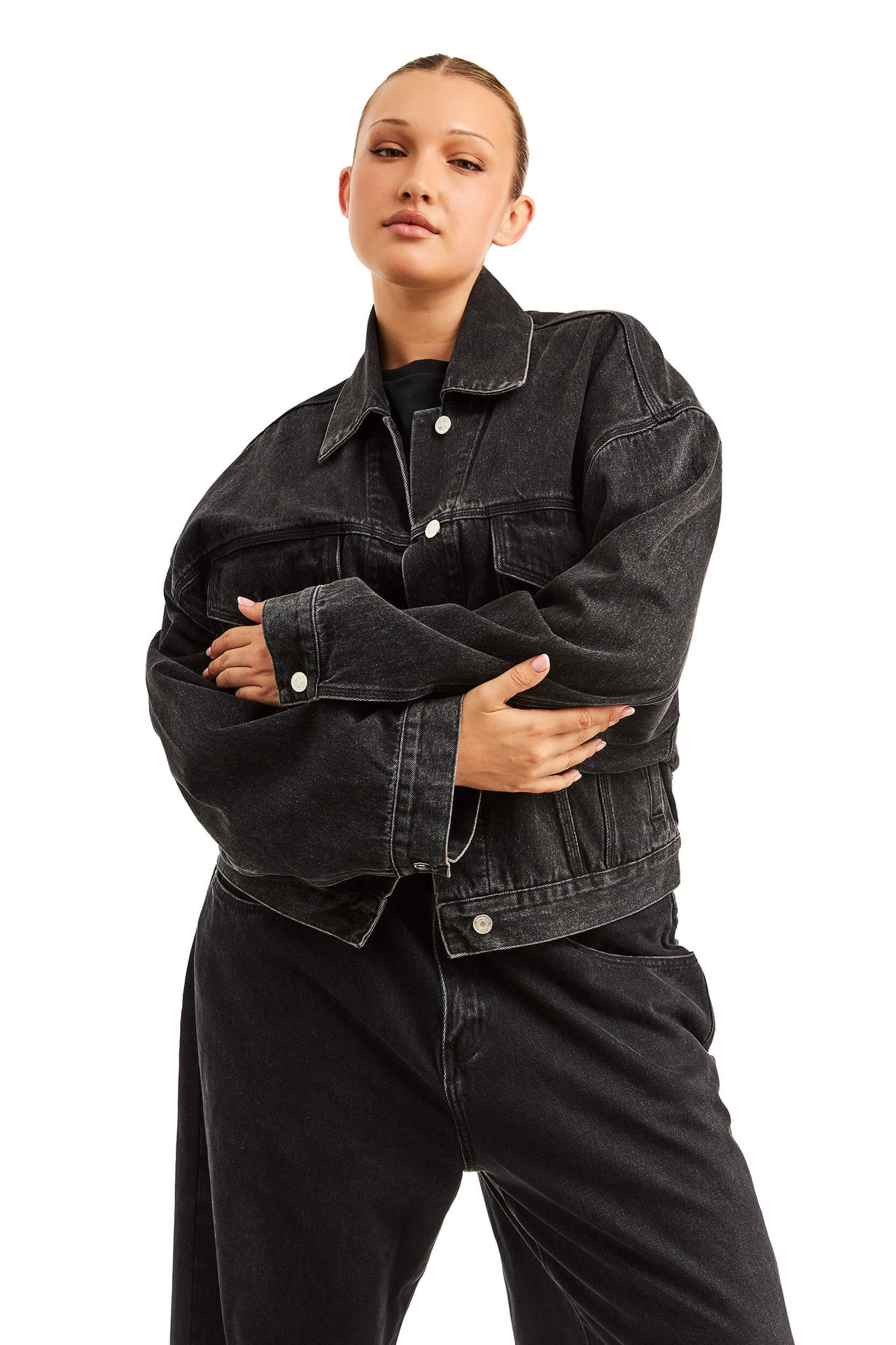 The Maxwell Jacket | Oversized Denim Jacket | Nakedvice