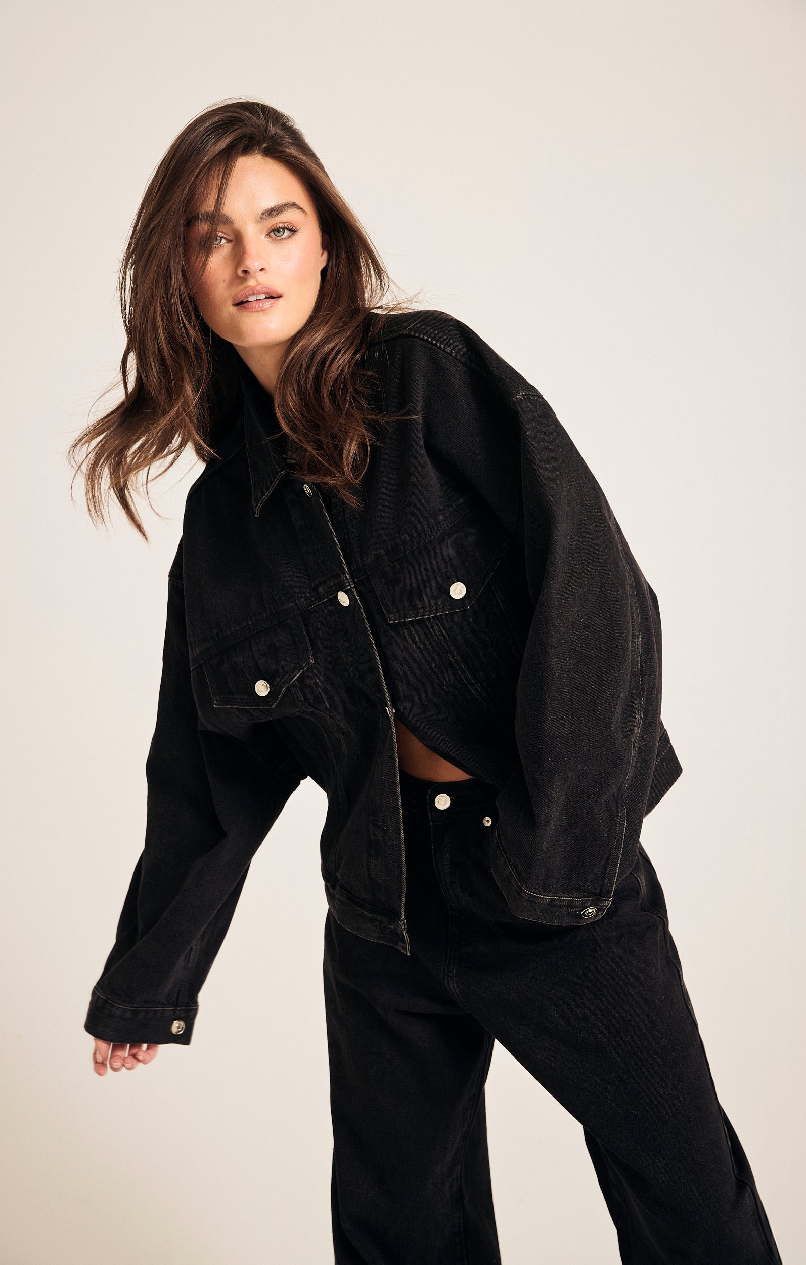 The Maxwell Jacket Black | Vintage Inspired Denim Jacket | Nakedvice