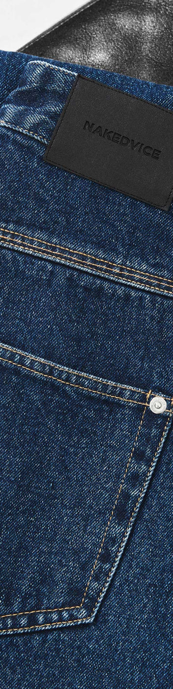 The Xavier Jean | Straight Leg Blue Jean | Nakedvice