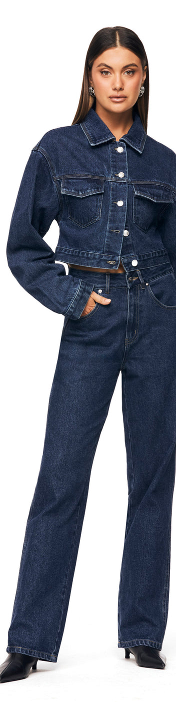 The Xavier Jean | Straight Leg Blue Jean | Nakedvice