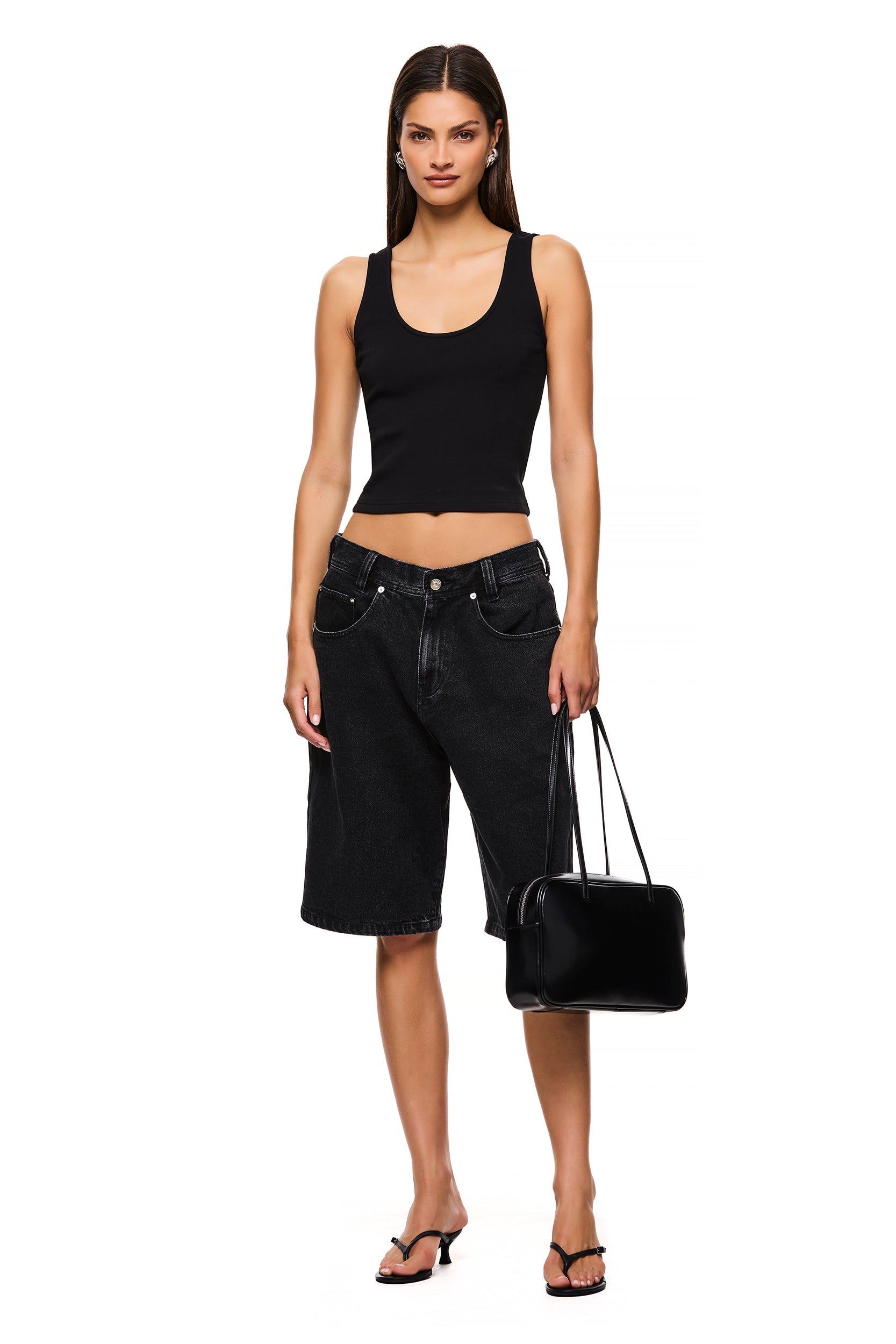 The Maxwell Short Black | Vintage Inspired Baggy Short | Nakedvice