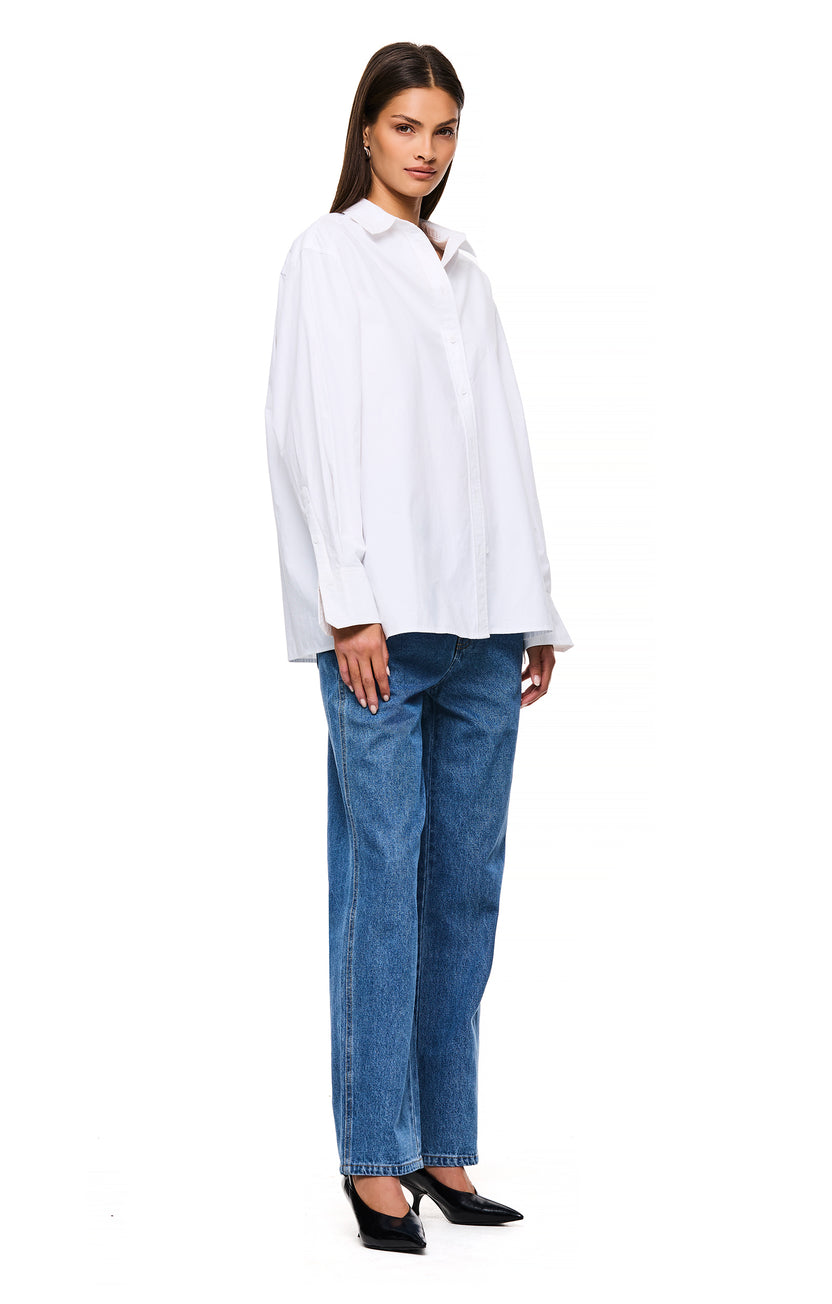 Nakedvice | The Tessa White Shirt | Women's Tops