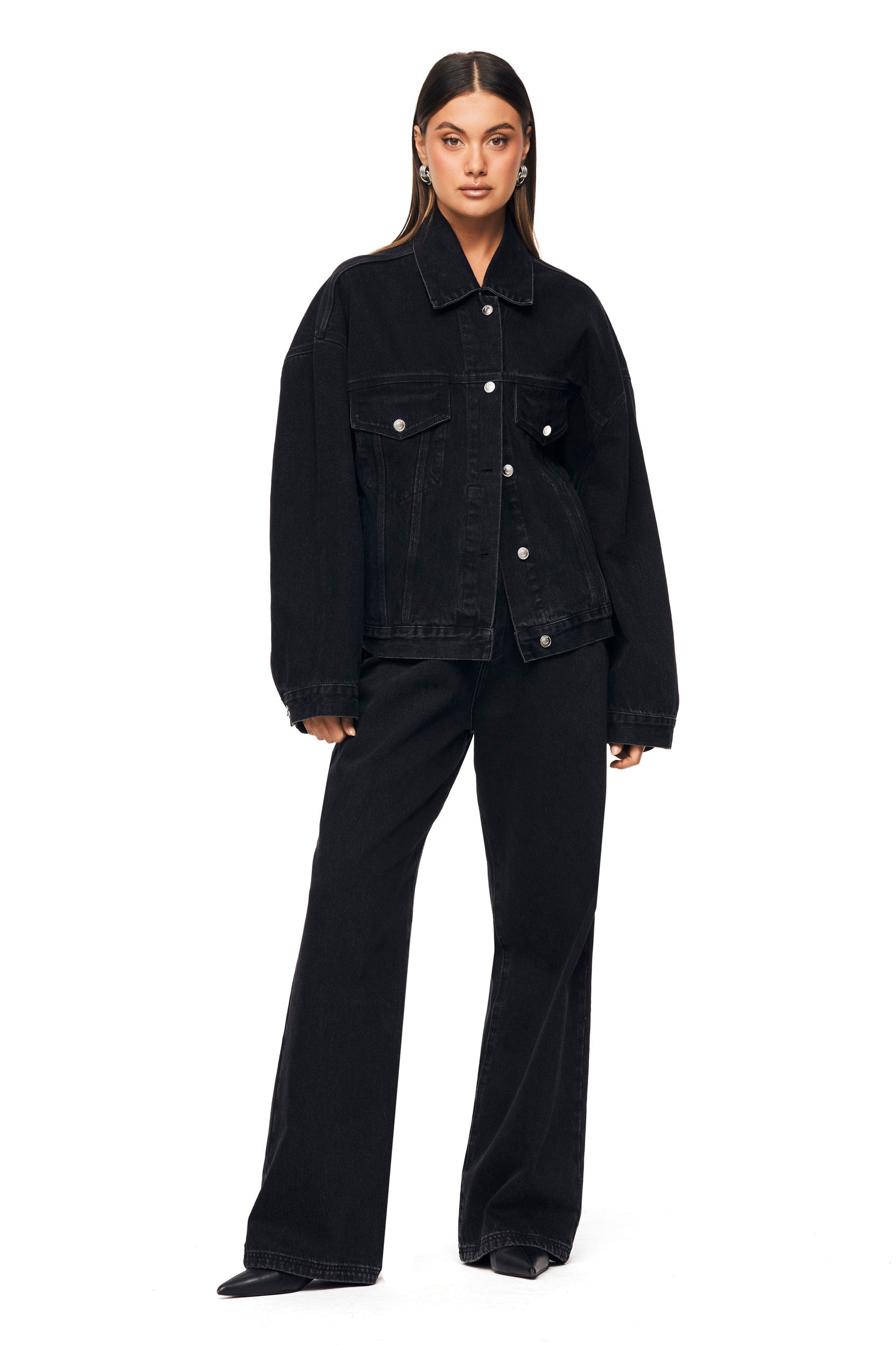 The Maxwell Jacket Black | Vintage Inspired Denim Jacket | Nakedvice