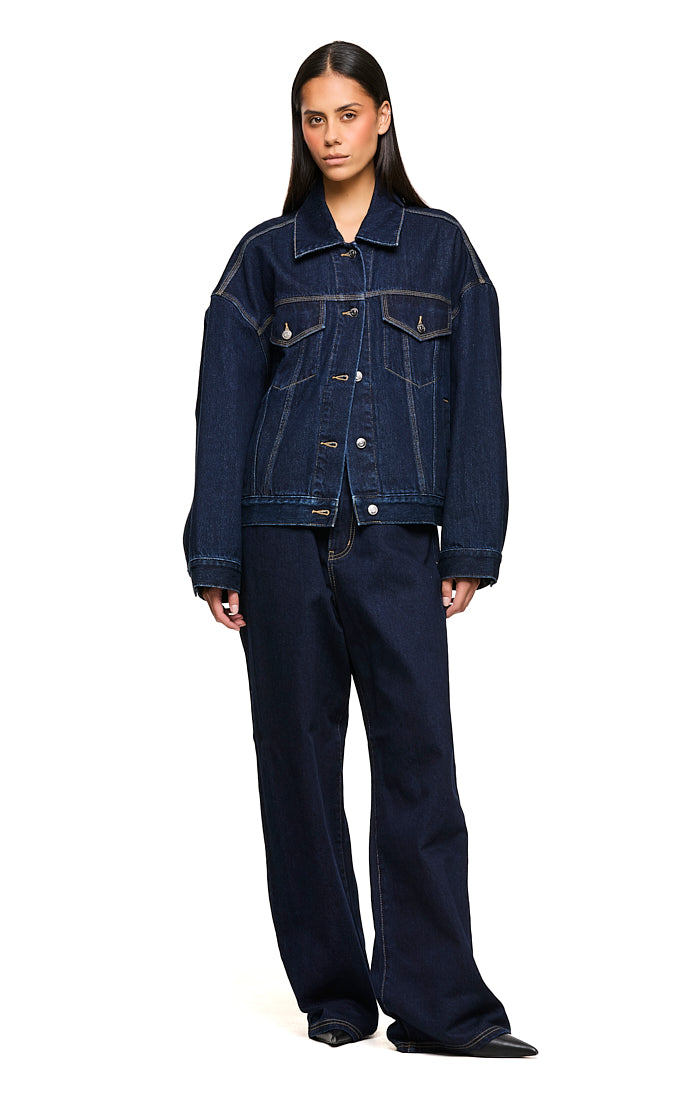 Nakedvice | The Maxwell Dark Indigo Jacket | Women's Denim