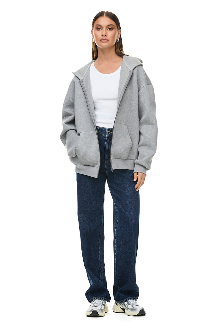 Nakedvice | The Daria Grey Hoodie | Women's Tops