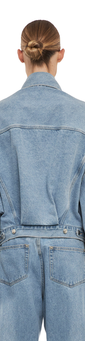 The Maxwell Jacket | Oversized Denim Jacket | Nakedvice