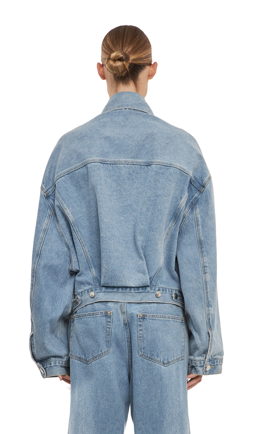 The Maxwell Jacket | Oversized Denim Jacket | Nakedvice