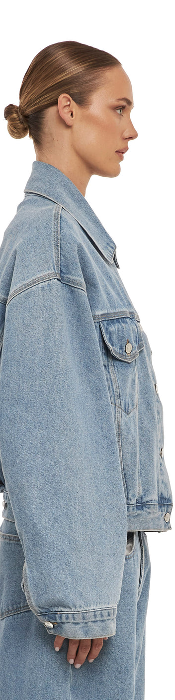 The Maxwell Jacket | Oversized Denim Jacket | Nakedvice