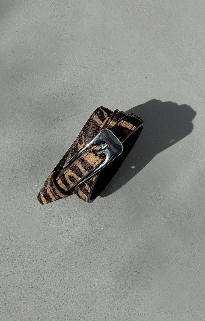 Nakedvice | The Sonny Zebra Belt | Women's Leather Belts
