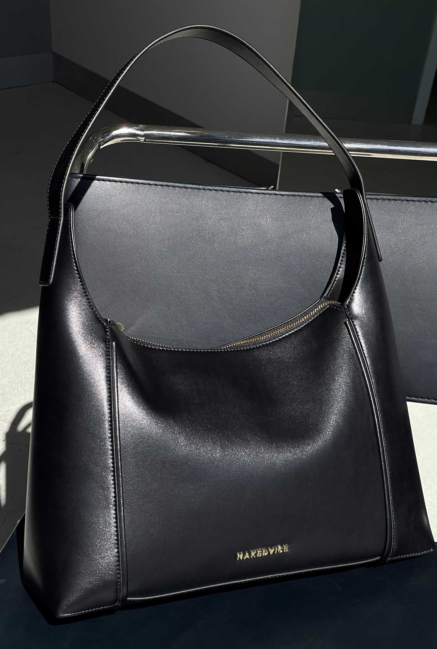 The Becca Gold | Women's Leather Handbag | Nakedvice