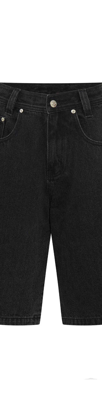 The Maxwell Short Black | Vintage Inspired Baggy Short | Nakedvice