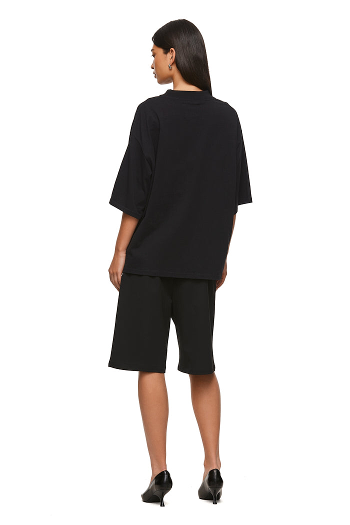 Nakedvice | The Alex Black Tee | Women's Tops