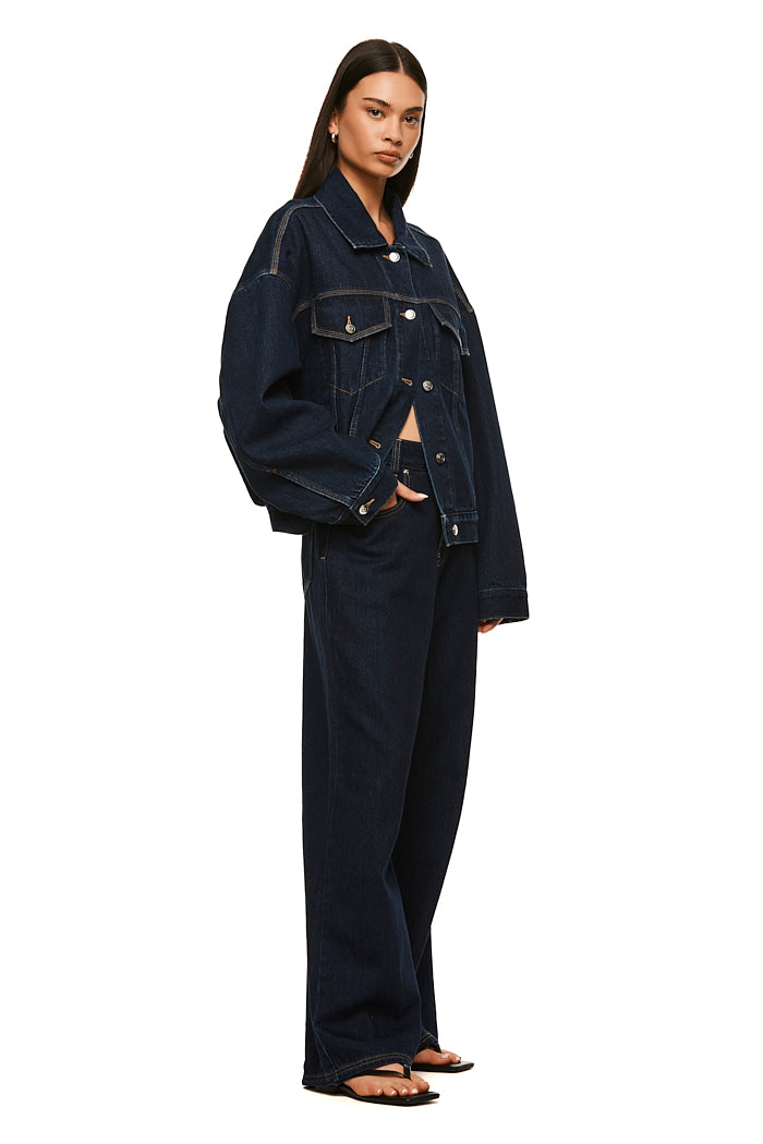 Nakedvice | The Xavier Straight Leg Blue Jean | Women's Denim Jeans