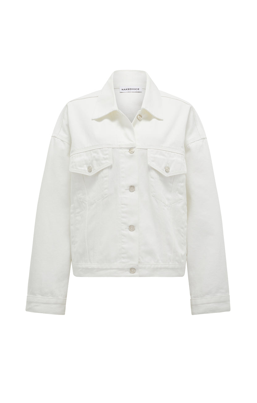 Nakedvice | The Maxwell White Jacket | Women's Jackets