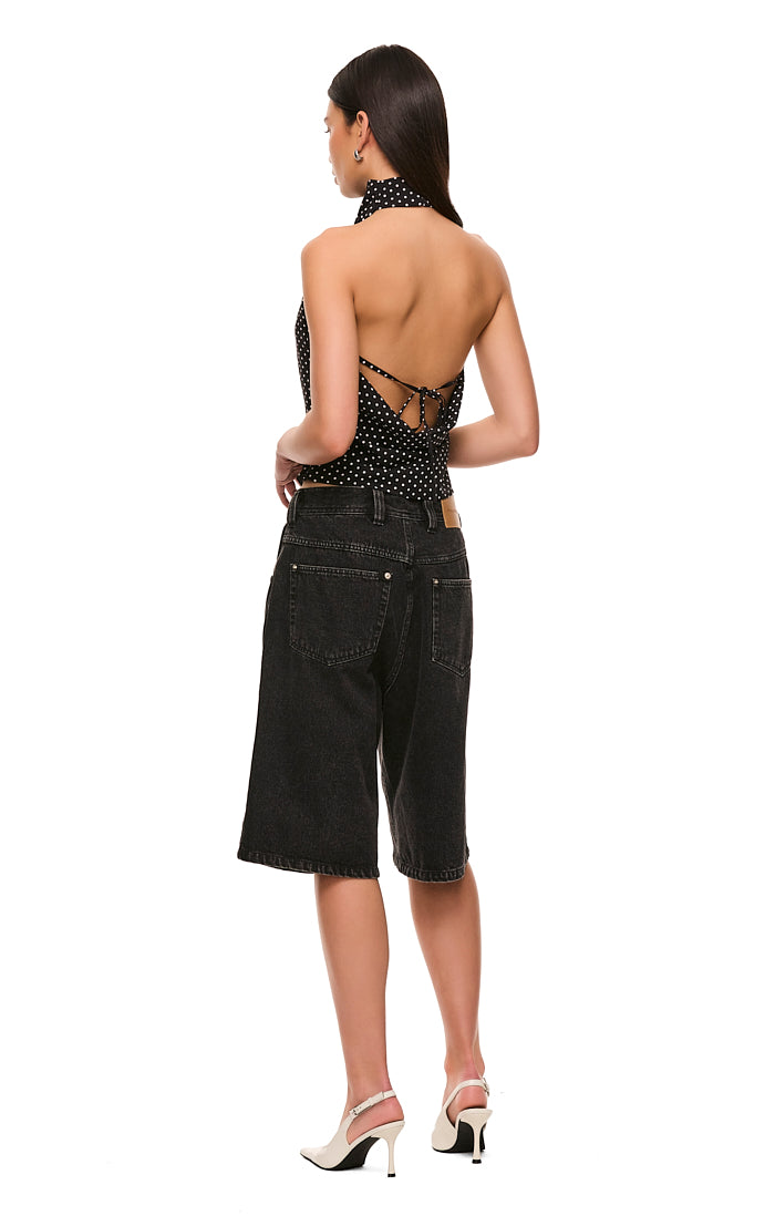 Nakedvice | The Maxwell Black Short | Women's Denim Shorts