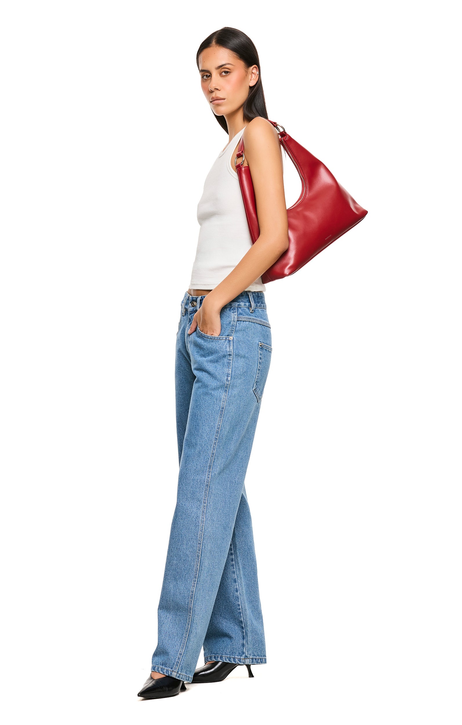 THE XAVIER MID BLUE JEAN – Nakedvice