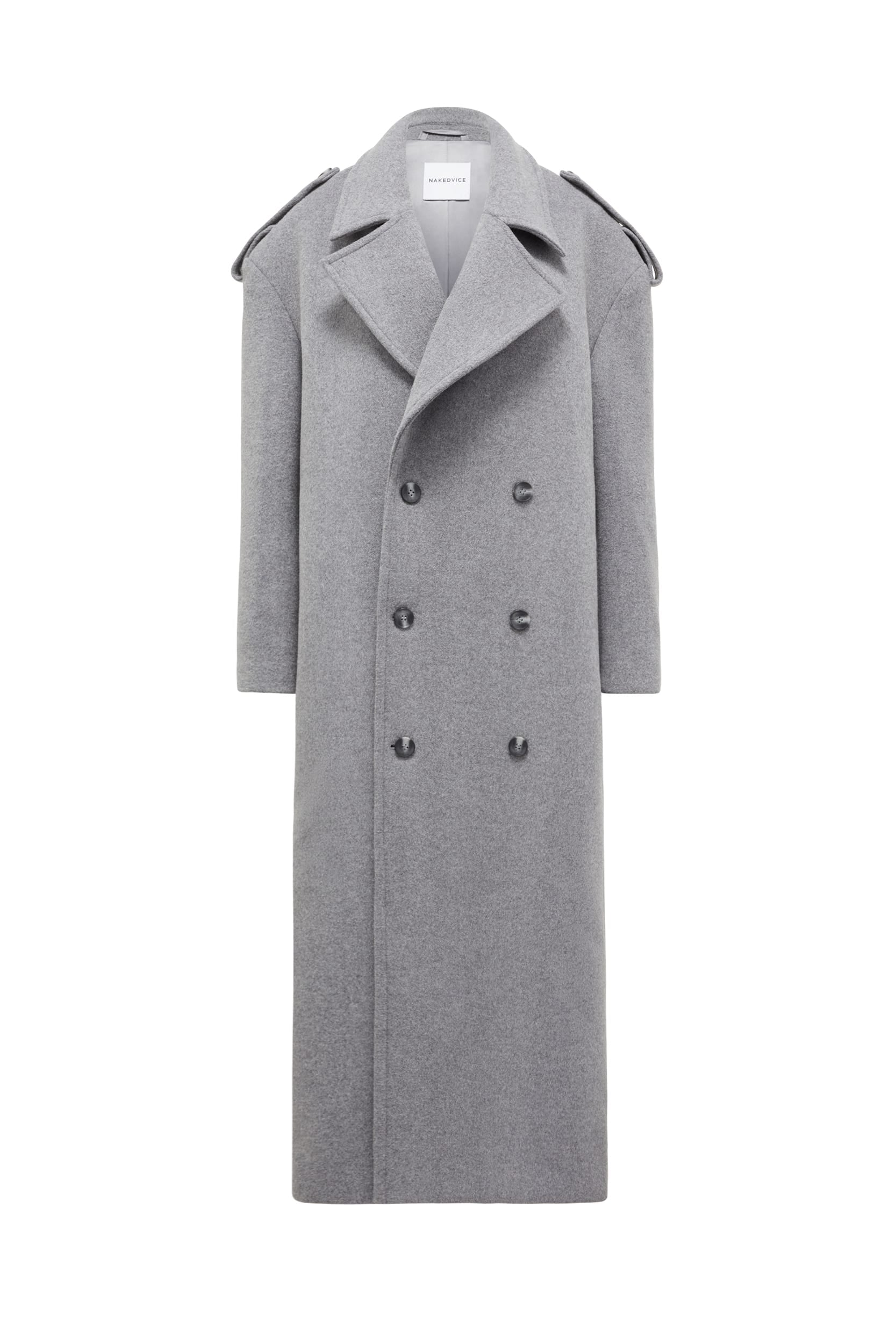 Nakedvice | The Tokyo Light Grey Coat | Women's Outerwear