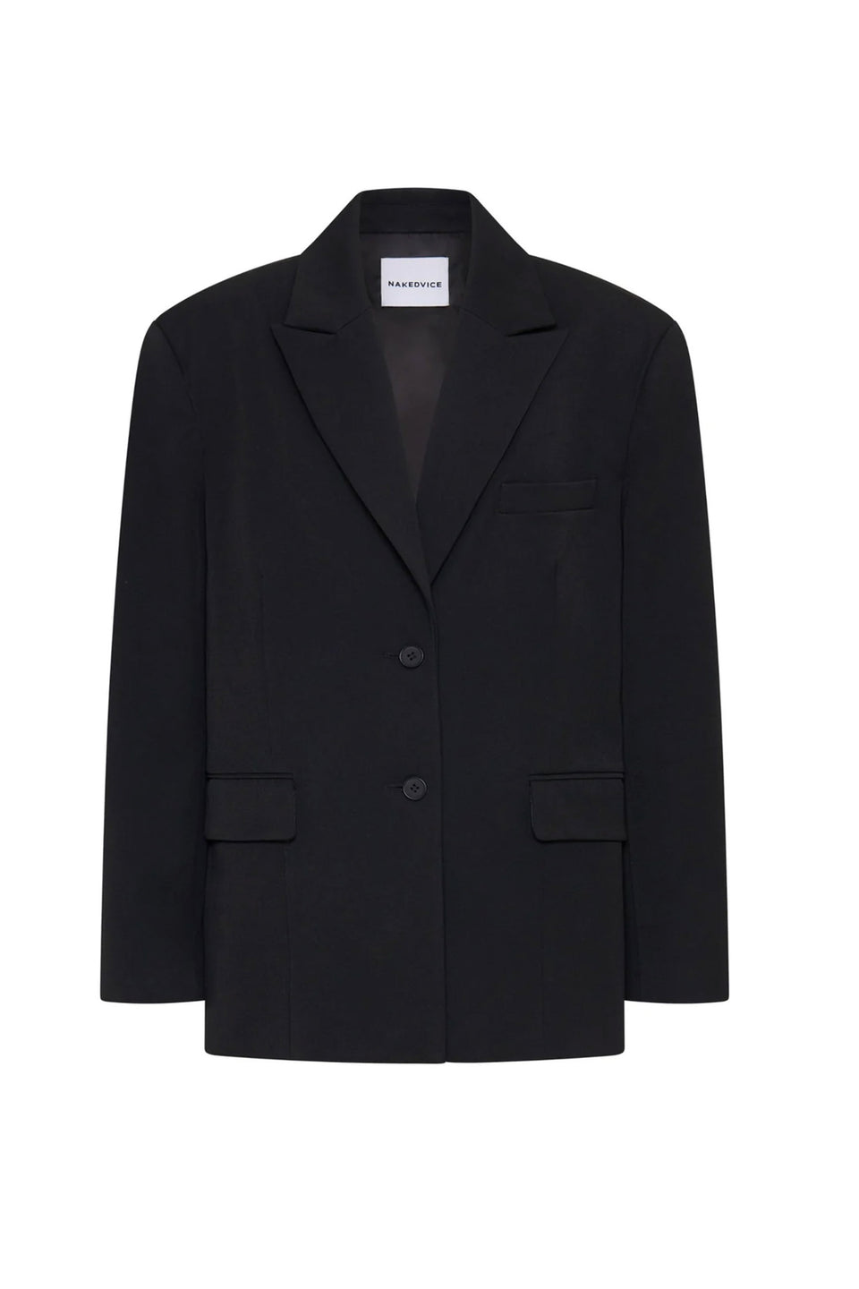 The Maxwell Short Black | Vintage Inspired Baggy Short | Nakedvice